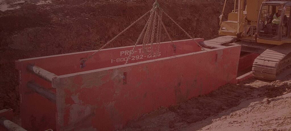 Slide Rail Shoring System - Pro-Tec Equipment